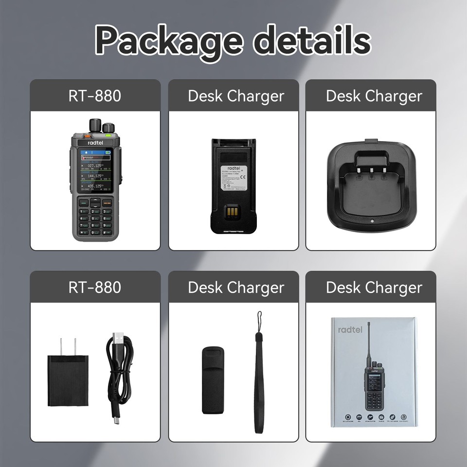 PRE PROGRAMMED IRADIO UV98 PLUS Ham HF UHF VHF Am USB AIRBAND FREE CB ...