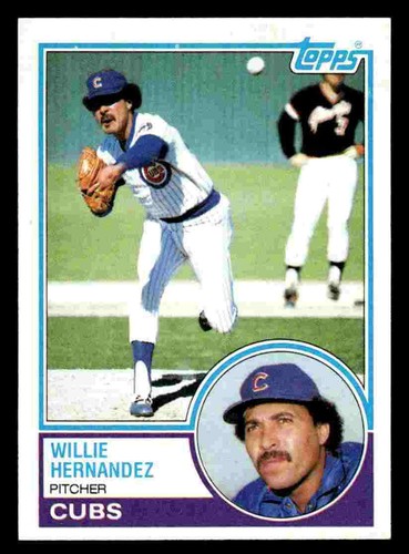 1983 Topps Willie Hernandez #568 - Chicago Cubs | eBay