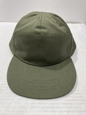 Vintage 1987 OG-507 Hot Weather Olive Military Army Hat Baseball Field ...