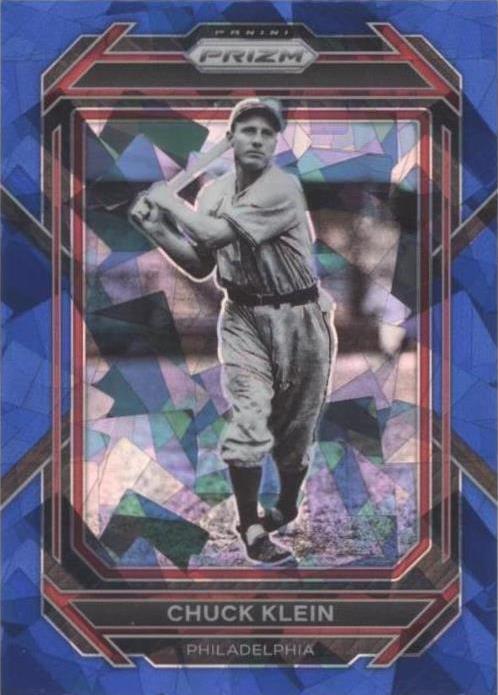 2023 Panini Prizm - Chuck Klein #182 Blue Ice Prizm for sale online | eBay