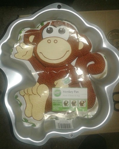 New Vintage Wilton Monkey Cake Pan 2105-1023 With Instruction Booklet ...