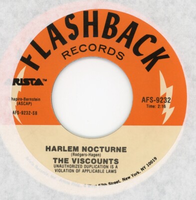 THE VISCOUNTS Harlem Nocturne / Midnight Mary 1959 FLASHBACK 45rpm Rock ...