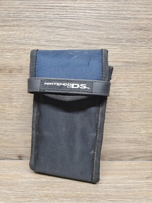 BD&A Nintendo DS Carry Travel Case Soft Pouch Canvas Padded Black ...