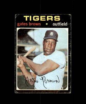1971 TOPPS BASEBALL CARD DETROIT TIGERS #503 GATES BROWN | eBay
