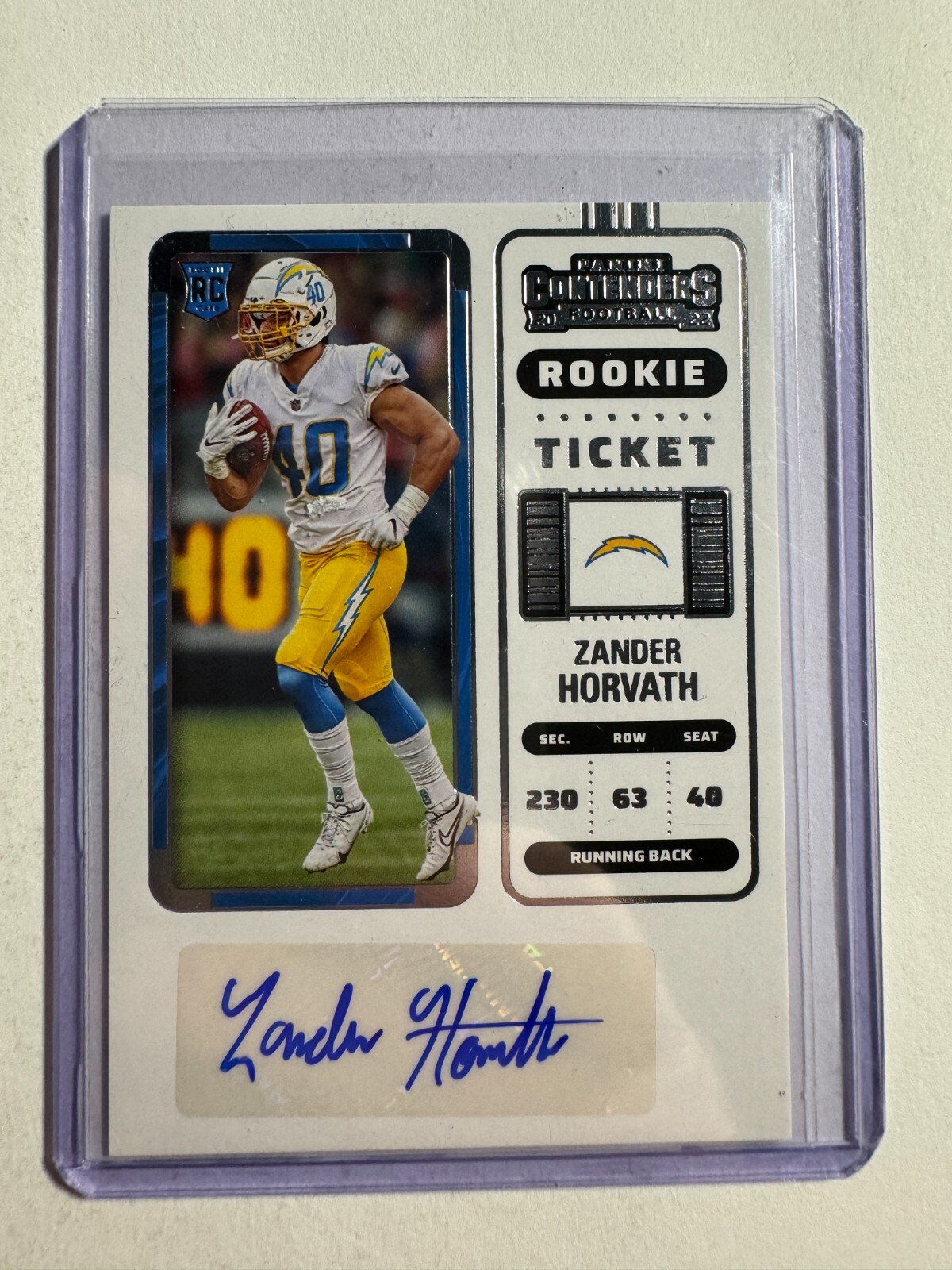 K164,620 - 2022 Panini Contenders #262 Zander Horvath Auto RC | eBay