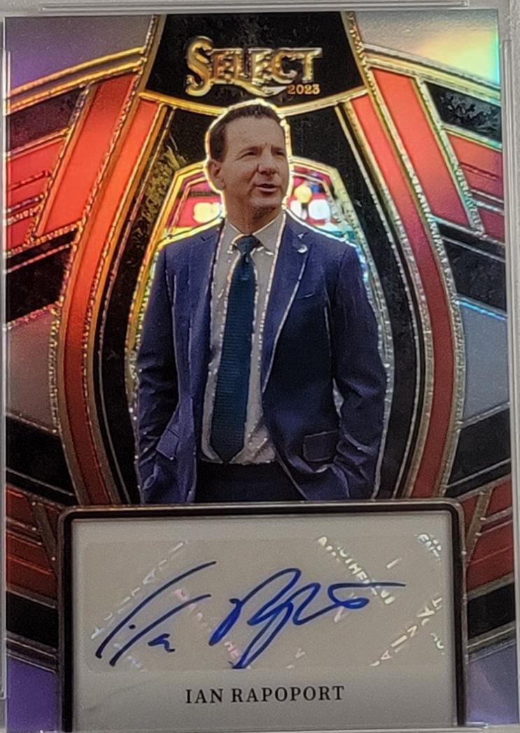 2023 Panini Select - Select Signatures Ian Rapoport #SELS-41 Red Prizm ...