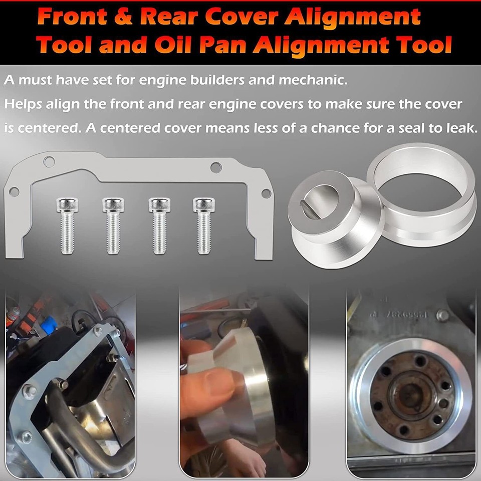 Front and Rear Cover Alignment Tool & Oil Pan Alignment Tool for LS ...
