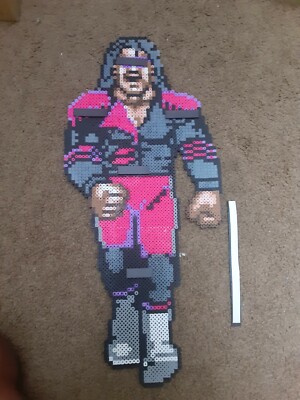 Bret Hart Perler Bead Sprite WWF WWE Wrestling 8 bit pixel | eBay