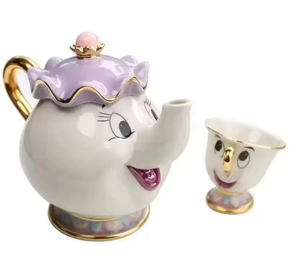 Disney Beauty and The Beast's Mrs. Potts & Chip Tea Pot Set | eBay