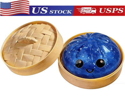 2026 Glitter Dumpling -Mystery Mini Squishy Dumpling RARE GLITTER (blue ...