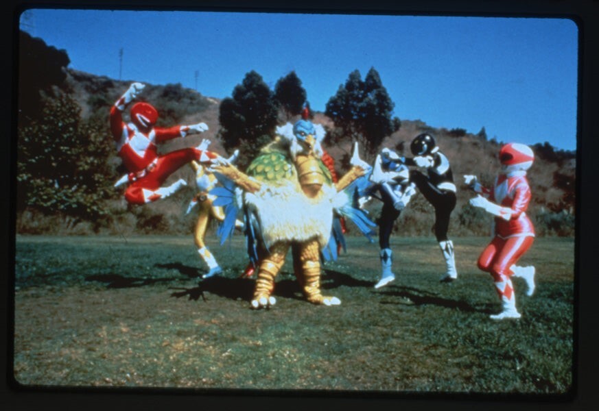 Mighty Morphin Power Rangers Fight Scene Original 35mm Transparency ...