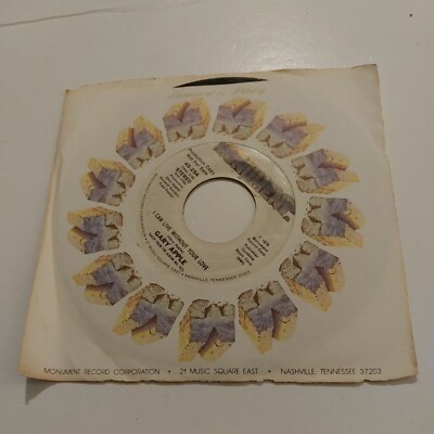 Gary APPLE I Can Live Without Your Love MONUMENT 45-254 45 RPM 1978, EX ...