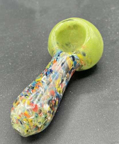 4 Inch Thick Colorful Confetti Tobacco Smoking Bowl Glass Pipes | eBay