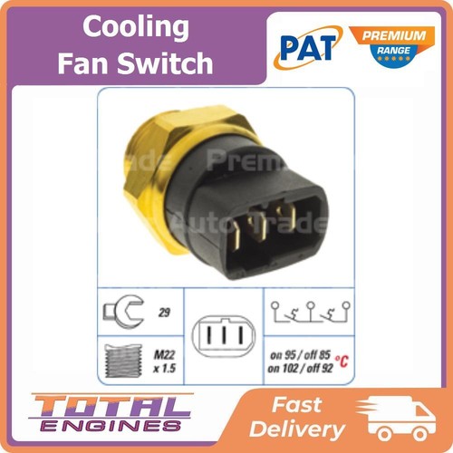 PAT Premium Cooling Fan Switch fits Seat Cordoba 2.0L 4Cyl 2E | eBay ...
