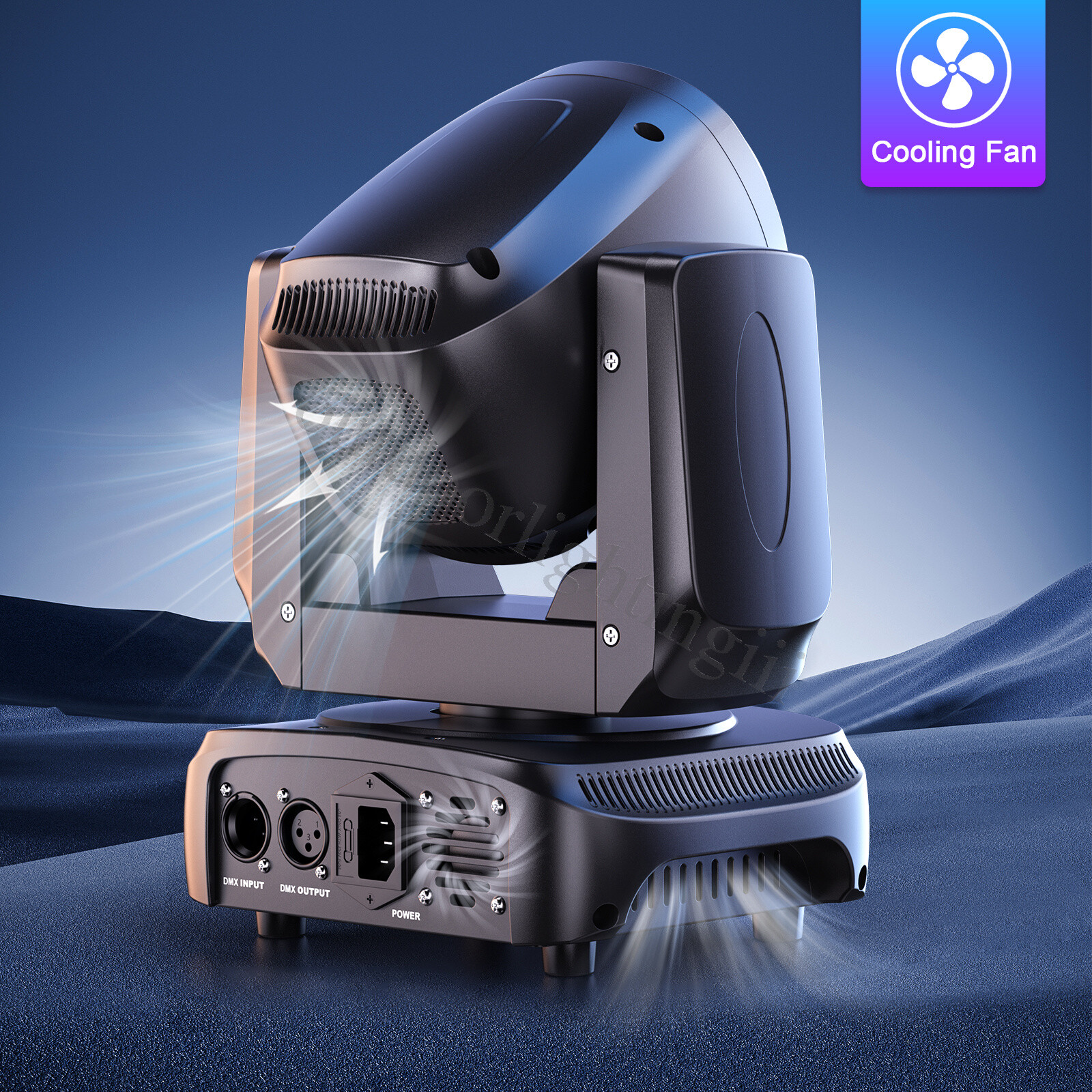 180W LED Moving Head Lights 18Prism RGBW Gobo Beam Stage Spot Light DJ ...