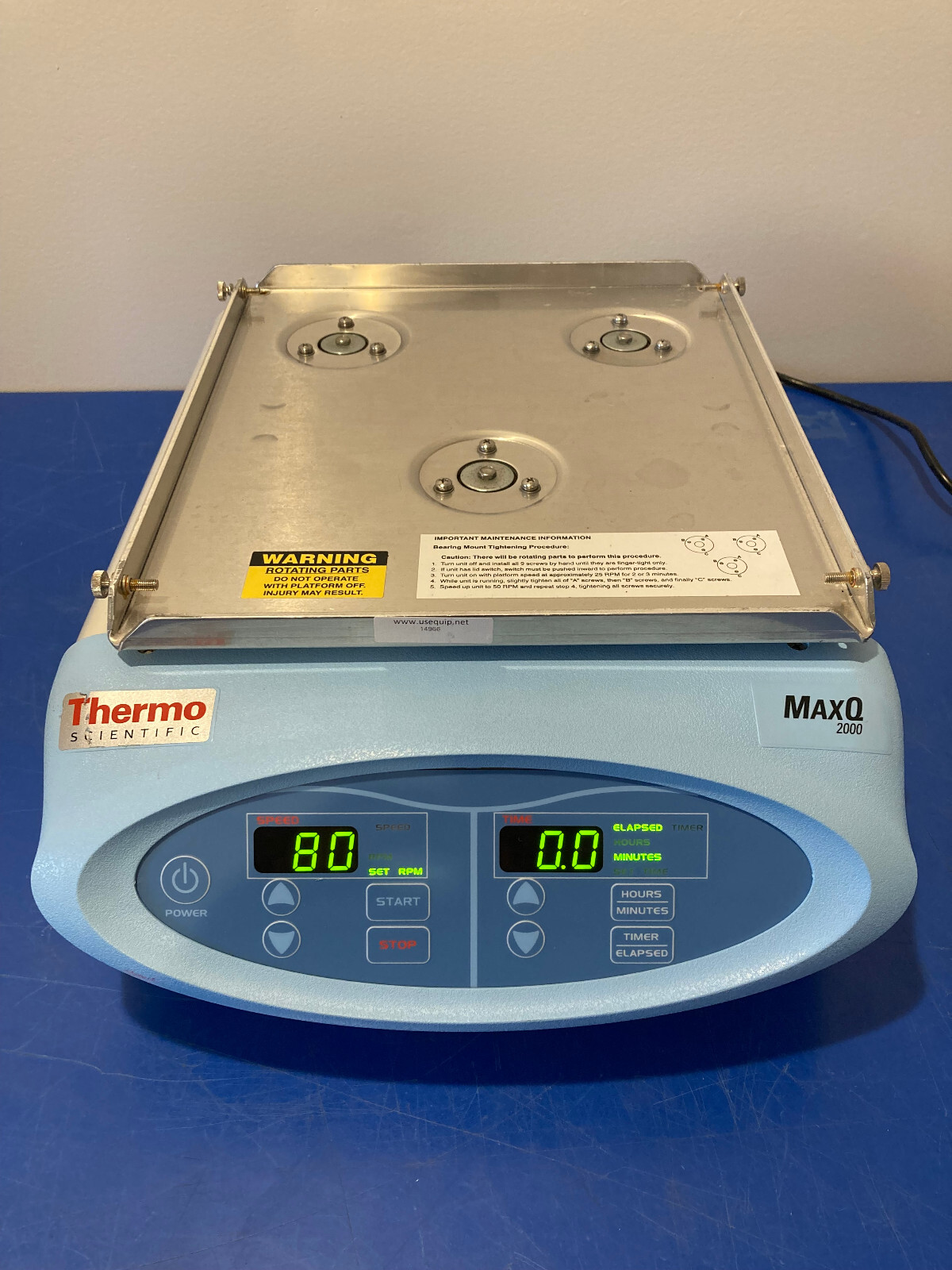 14966 Thermo Scientific SHKE2000 MaxQ 2000 shaker 120v | eBay