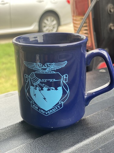 Vintage USAF Mobility Command Air Force Military Air University Mug | eBay