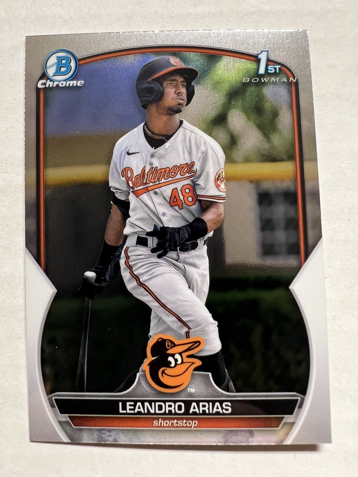 2023 Bowman Chrome LEANDRO ARIAS #BCP-84 Orioles 1st Bowman Prospect | eBay
