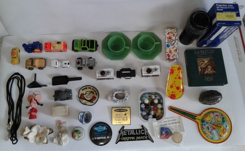 HUGE LOT 50+ITEMS JUNK DRAWER VINTAGE TO MODERN TREASURES, COLLECTABLES ...