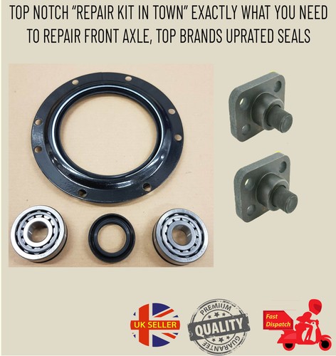 SUZUKI JIMNY KING PIN SWIVEL BEARING STEERING REPAIR KIT HUB SEAL & 2 ...