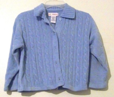 Gymboree Girls Blue Button Up Sweater Size Large 4-5 EUC!!! | eBay