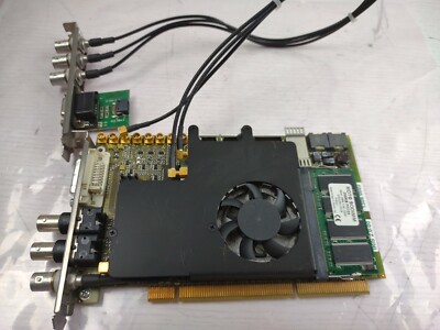 DVS IRIS2 VIDEO CAPTURE FRAME GRAB EDITING PRODUCTION BOARD w/ DVS RIB4 ...