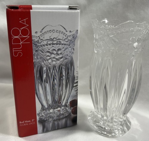 Studio Nova Crystal 5” Bud Vase New In Box | eBay