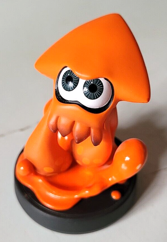 Figurine Amiibo Calmar Inkling - Splatoon - Officielle Nintendo NVL-001 ...