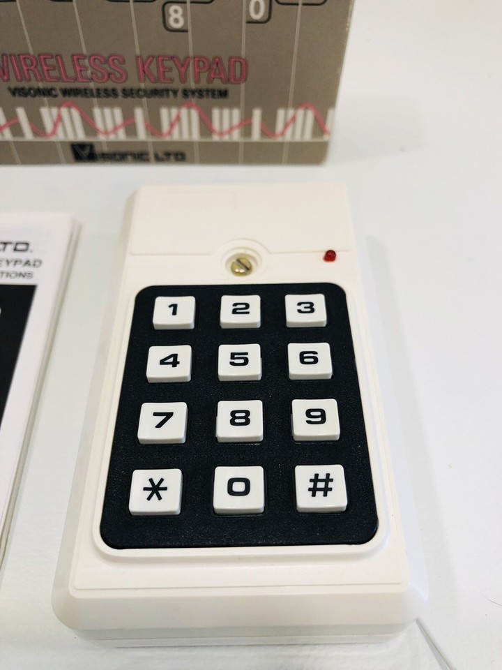 Visonic Wireless Security System Keypad CL-4W, Free Shipping | eBay