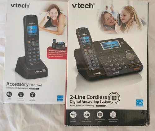 Vtech 2-Line Cordless Digital Answering System with Caller ID/Waiting ...