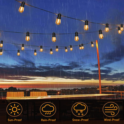 Commercial Grade Heavy Duty Outdoor String Lights | Shelly Lighting