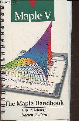 The Maple handbook- Maple V release 4 - Redfern Darren - 1996 | eBay