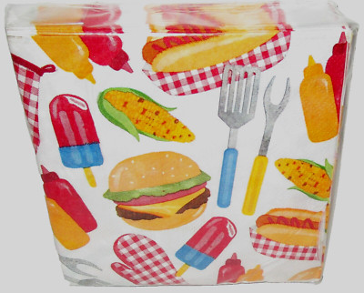 FAST FOOD DESSERT NAPKINS 50 Ct. ~ 2 Ply ~4.92" X 4.92" [Unopened] | eBay