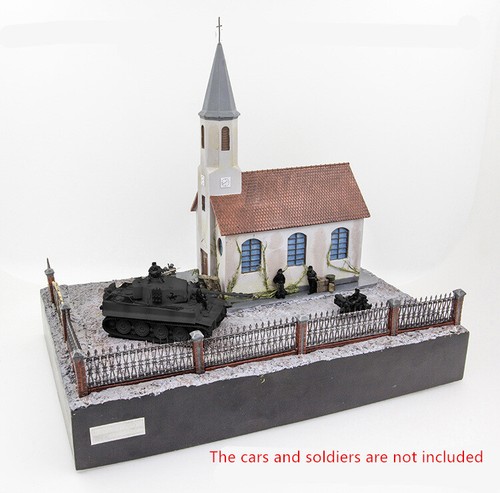 PMA WWII scenes the battle of malinowo Village platform 6 1/72 RESIN ...