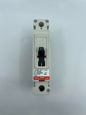 Eaton HFD1020 HFD 65K Single Pole Industrial Circuit Breaker 20 Amp ...