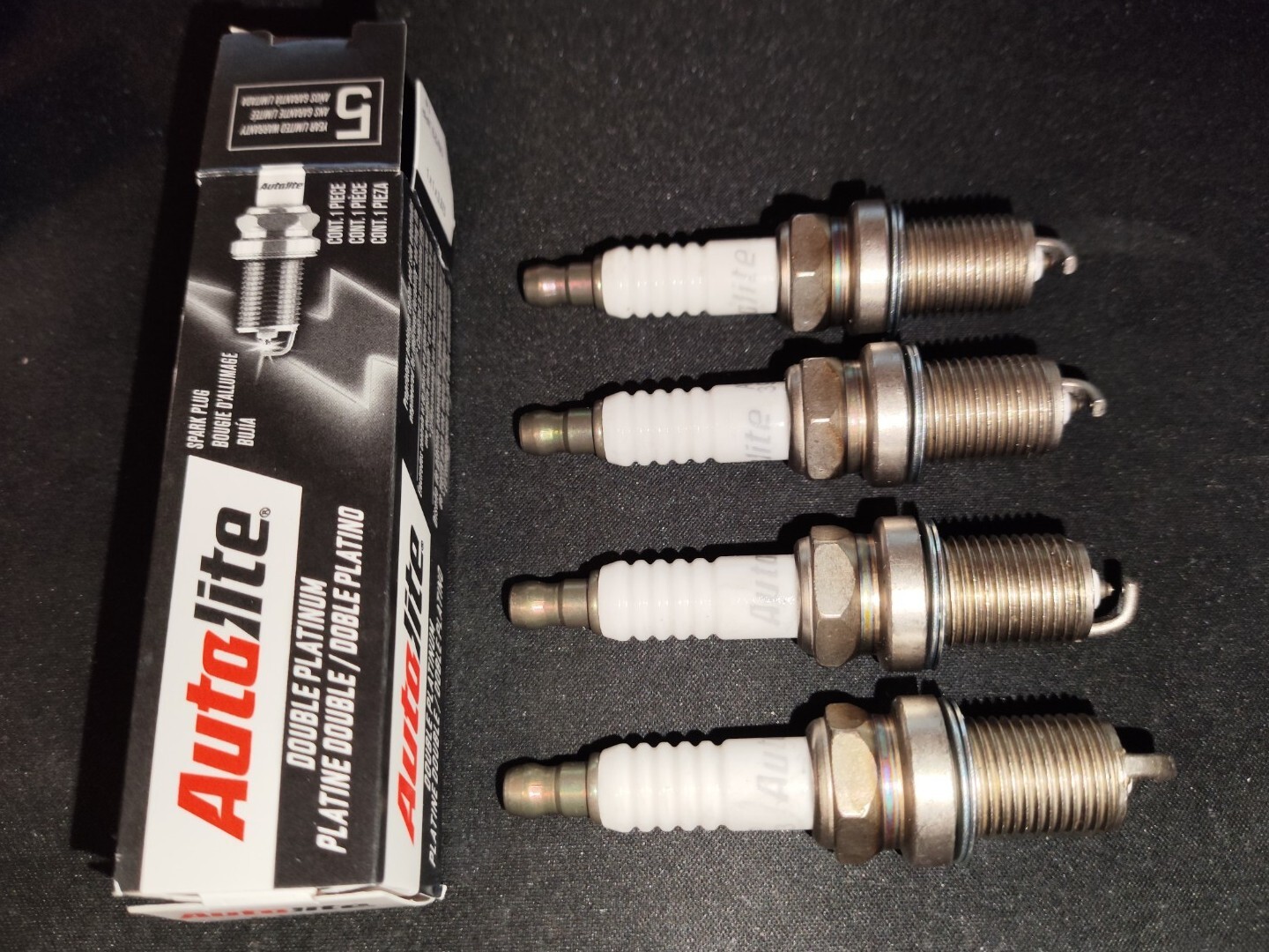 New 4 pc Autolite Double Platinum APP3923 Spark Plugs 88901028 4639 41 ...