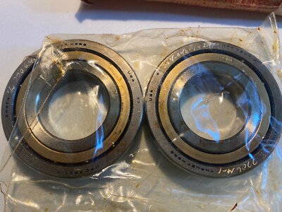Matched Pair Bell 204 Helicopter Thrust Bearings 204-040-143-1P 7207PW2 ...