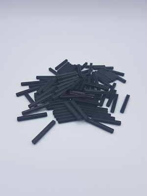 LEGO TECHNIC LOT 50 X AXE TRANSVERSAL 4M NOIR REF 3705 / 370526 *NEUF ...