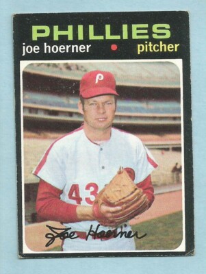 1971 Topps Baseball Joe Hoerner #166 Philadelphia Phillies EX | eBay