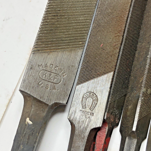 Vintage Mix Lot 24 Rat Tail File Round Triangle Nicholson Simond K&F ...