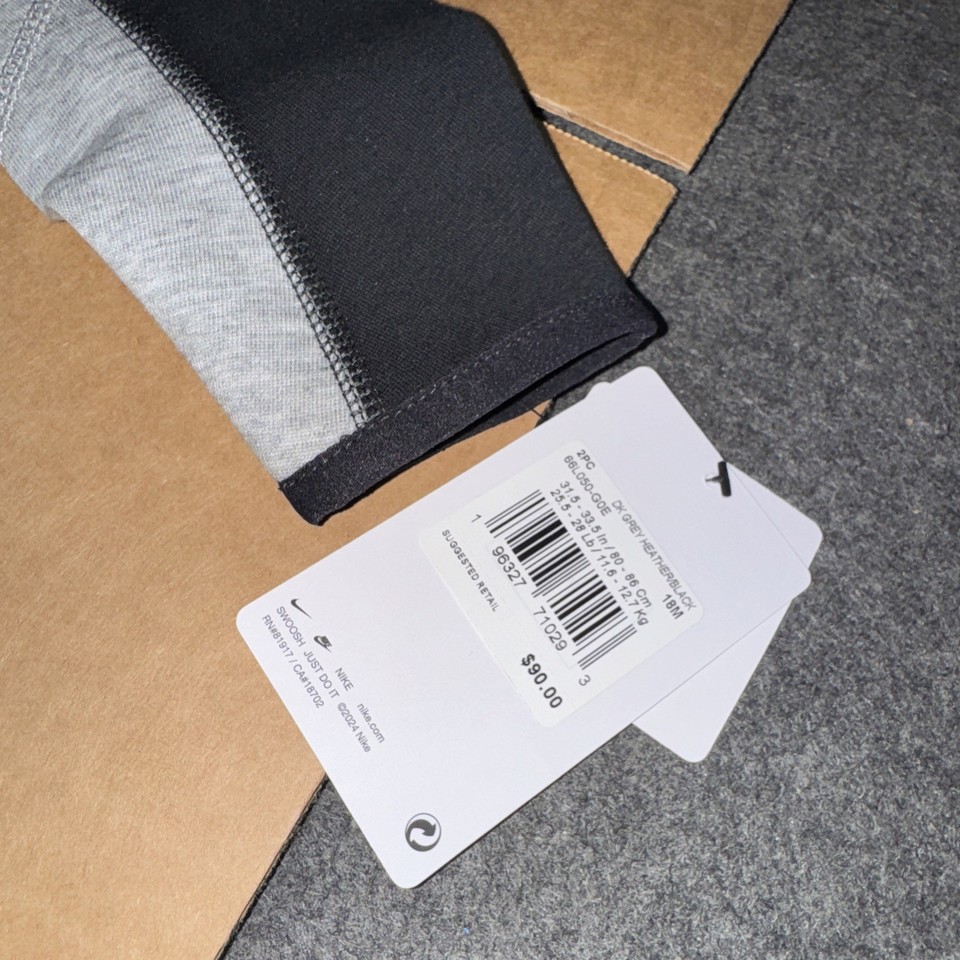 Nike Sportswear Toddler Tech Fleece 2-Piece Full-Zip Set Black/Grey ...