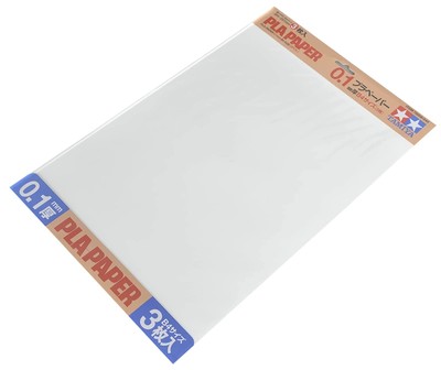 Tamiya Fun Craft Series No.208 Plastic Paper 0.1Mm Thick B4 Size (3 ...