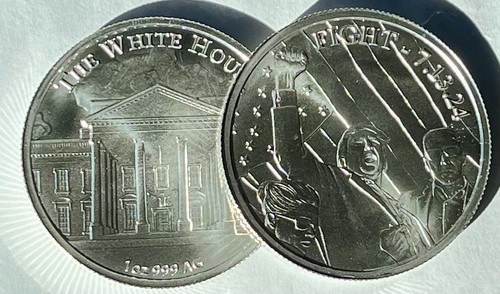 1 Oz .999 Fine Silver TRUMP - Trump fight Coin - Limited Edition - FREE ...