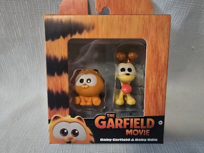 The Garfield Movie Baby Garfield & Baby Odie Figures | eBay