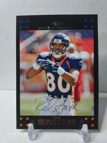 2007 Topps Football #138 Rod Smith Denver Broncos | eBay