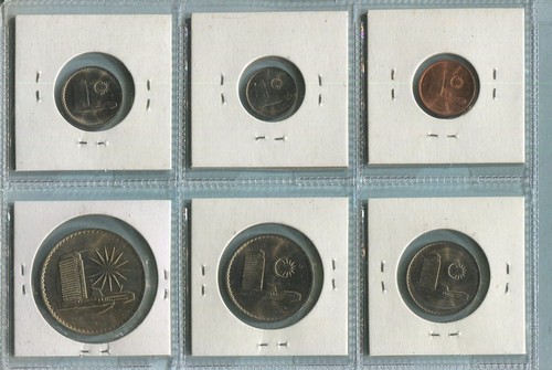 MALAYSIA 1981 Coin SET 1.5.10.20.50 SEN. 1 DOLLAR UNC #SET1283.13U | eBay