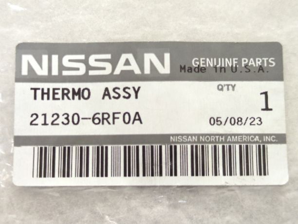 New OEM Genuine Nissan Front Thermo Valve Hoses 2022-2024 Rogue 1.5 ...