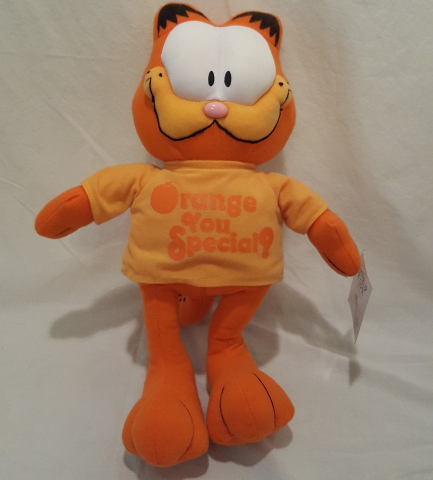 Garfield Orange You Special Plush Stuffed Animal 14" Toy Factory | eBay