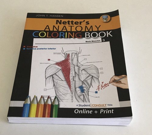 Netter's Anatomy Coloring Book: John T. Hansen | eBay