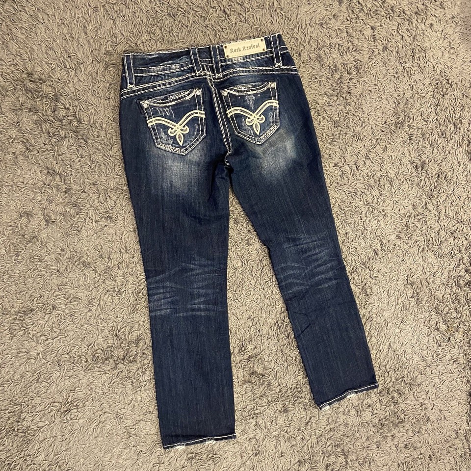 Rock Revival NWOT Women’s Becky Easy Stretch Cropped Jean in Becky EP10 ...